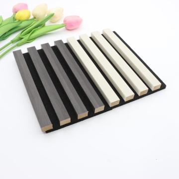 Quality Wood Veneer Luxury Acoustic Panels Fabric Wooden Grooved Fluted for sale