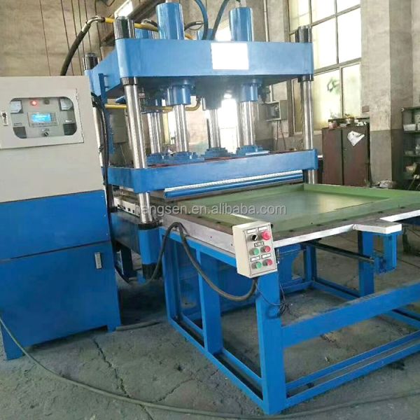 Quality Gym Rubber Floor Tiles Making Machine Plate Vulcanizing Press 5.5KW for sale