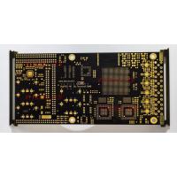 Quality 6 Layer HDI PCB Board FR4 High Tg Material Black Solder Mask 4 Mil Min Hole for sale