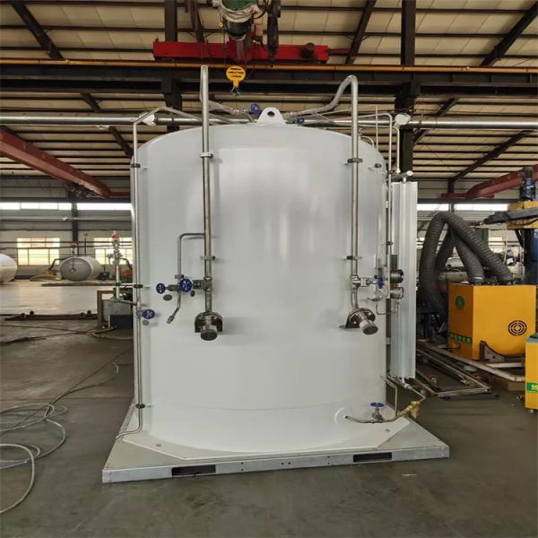Quality Steel Micro Bulk Tanks For Cryogenic Liquid Oxygen Nitrogen Argon Storage for sale