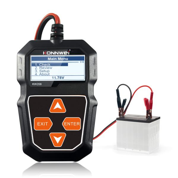Quality Konnwei Kw208 12V Battery Tester 2000CCA For Lead Acid Batteries for sale