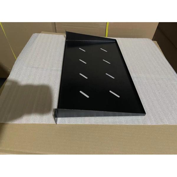 Quality SPCC Cold Rolled Steel 1U Vented Keyboard Tray for Rack Mount Communication Tray for sale