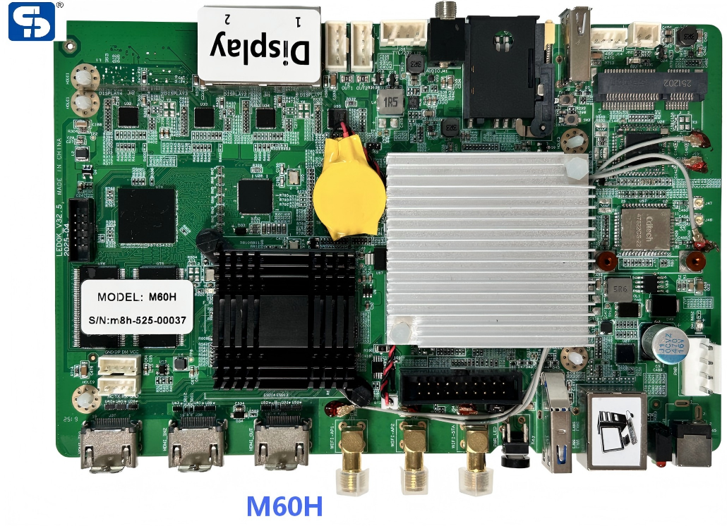 Quality Sysolution Multi-media player Board M60H 2 Ethernet outputs 1.3 Million pixels for sale