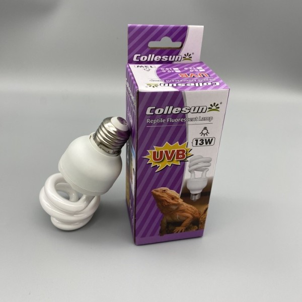 Quality Lizards Bearded Dragons Reptile Bulb Desert UVA UVB Light 13Watt for sale