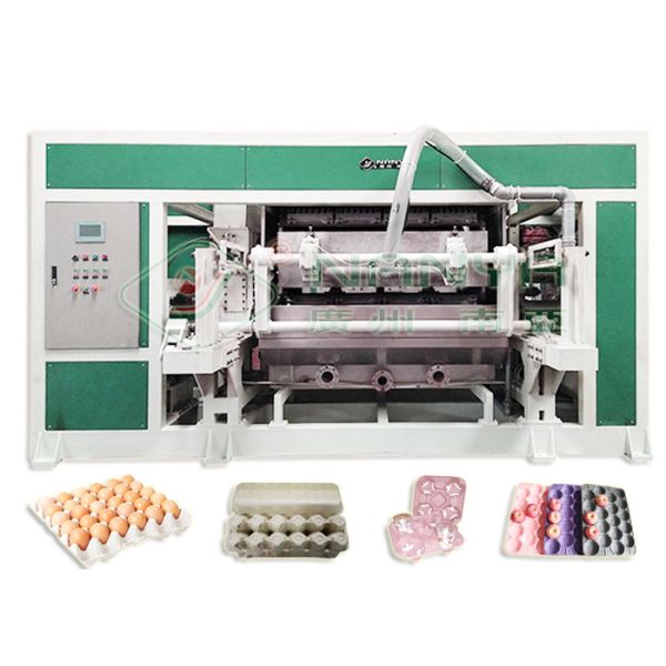 Quality Rotary Egg Tray Forming Machine / Egg Tray Equipment Energy Saving for sale