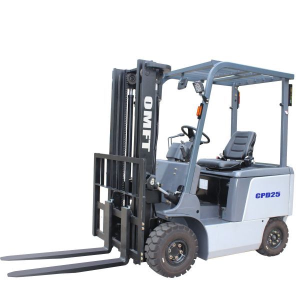 Quality Standard Ce ISO SGS 2.5ton Electric Forklift Truck with 3m 3000mm Duplex 2stages Mast for sale