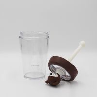 Quality 430ml BPA Free Straw Plastic Water Bottle for Sports and Fitness Enthusiasm for sale