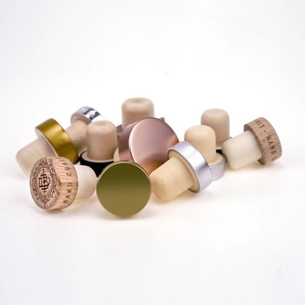 Quality Customized Shape Wooden and Rubber Wine Stoppers OEM/ODM for Bottle Sealing Plug for sale