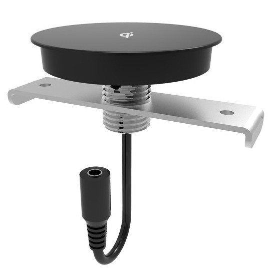 Quality Embedded Hidden Wireless Charger , 10W 7.5W 5W Mount Wireless Charger Under Desk for sale