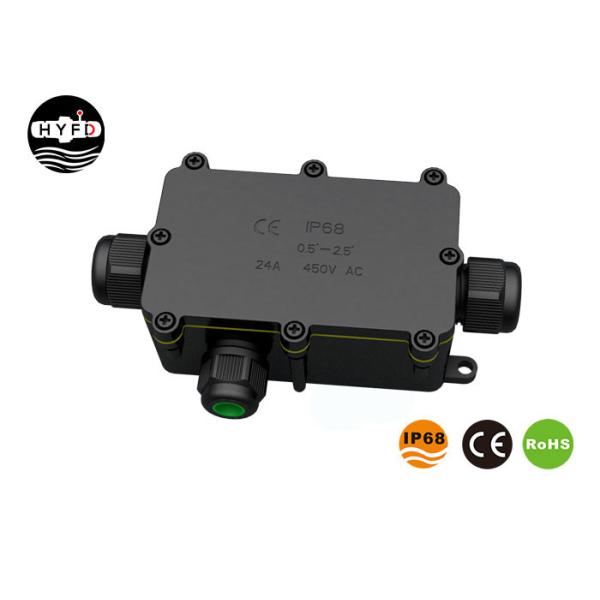 Quality 3 Way PA66 IP68 Underground Waterproof Electrical Junction Box for sale