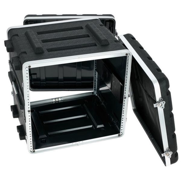 Quality 10U ABS Aluminum Frame Amp 19 Inch Rack Case / Amplifier Rack Case for sale
