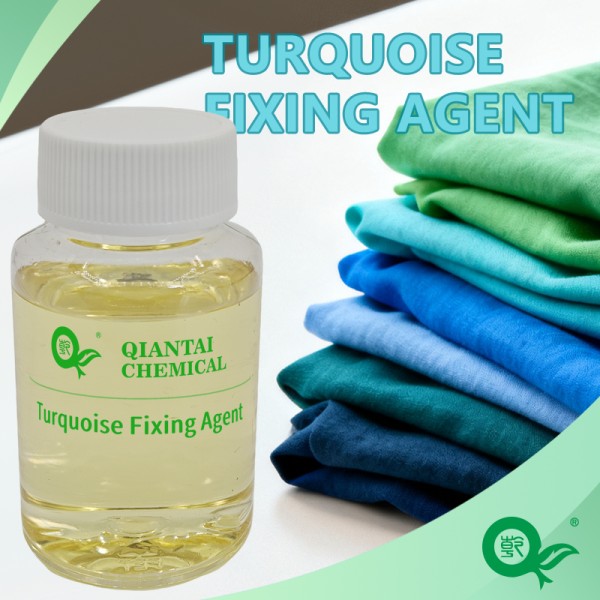 Quality Turquoise Fixing Agent  Blue-Green Dye Fixing  Fabric Color Fixing  Fabric Fastness Improvement  Eco-Friendly Textile Auxiliaries  Textile Dye Fixing Agent for sale