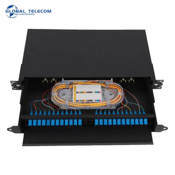 Quality Odf Fiber Optic Patch Panel Wall Mounted 12 24 48 96 144 Port for sale