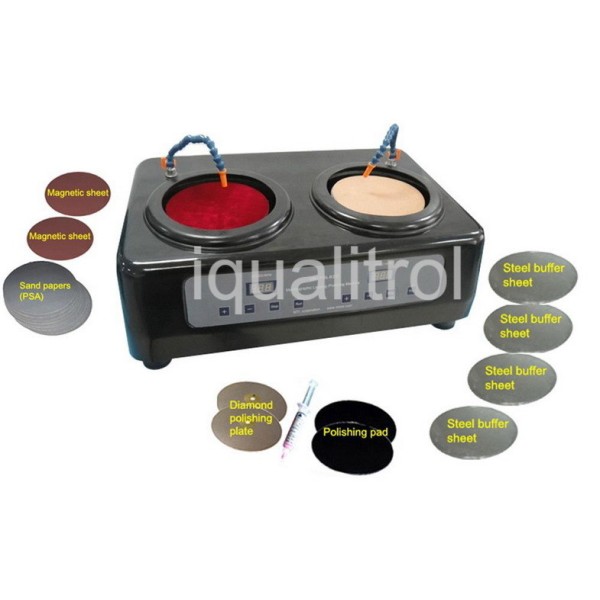 Quality UNIPOL-820 Double Disc Precision Metallographic Polishing Machine with Speed 50-600rpm for sale