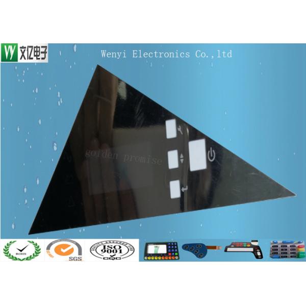 Quality Capacitive Touch Membrane Panel Switch With Tempered Glass Silk Screen Print for sale