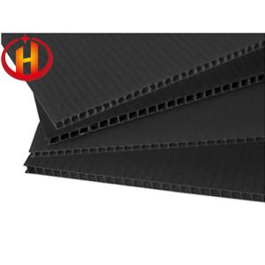 Quality Black Anti Static ESD Corrugated Plastic Sheet Anti Corrosion for sale