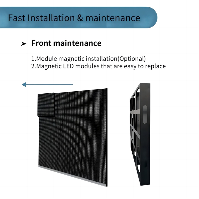 Economic Steel Fixed Indoor LED Video Wall 320X160mm LED Module 1