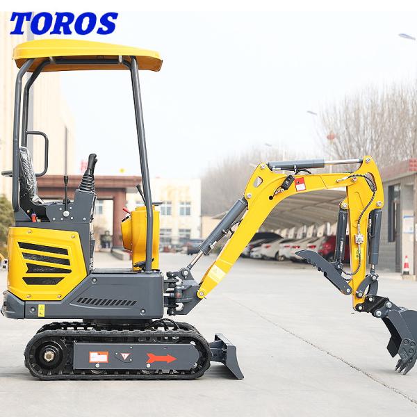 Quality CE Certified Small Tracked Excavator 1200kg Mini Excavation Equipment for sale