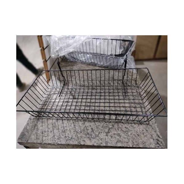 Quality 24X12X4 SHALLOW ALL PURPOSE BASEKT BLACK for sale