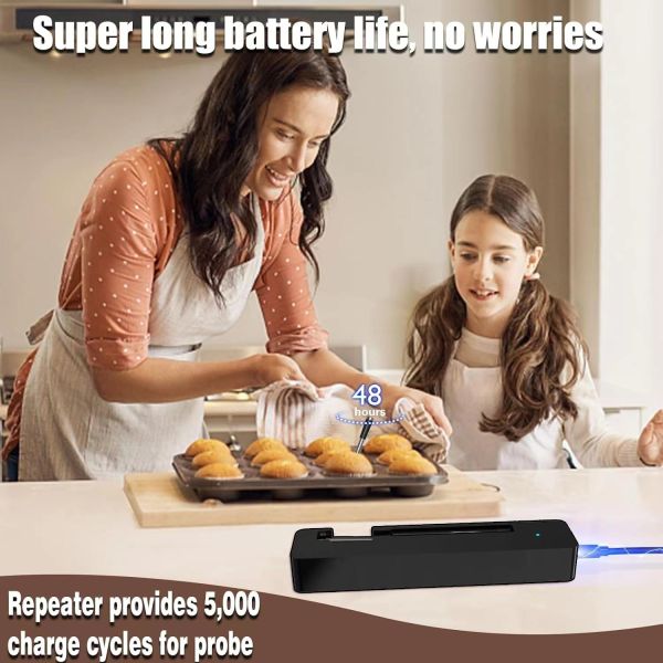 Quality Premium Bluetooth Digital Wireless Grill Bbq Thermometer Smart Waterproof for sale