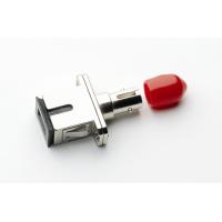 Quality Green SC/APC Simplex Adapter with Shutter,Short flange,metal clip for sale