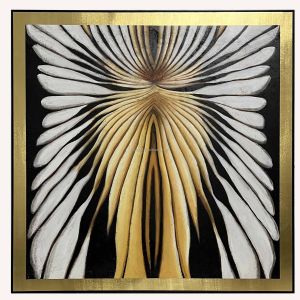 Quality 6 Color Print Method Hand Painted Abstract Painting on Canvas for Living Room for sale