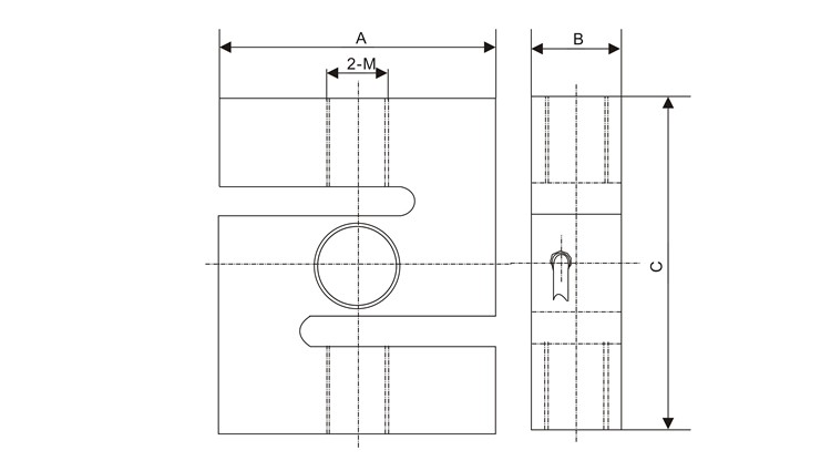 GSL302 Hopper scale S type load cell 300kg