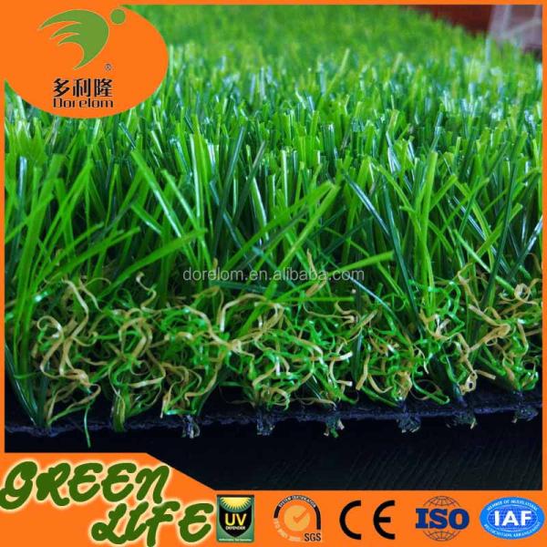 Quality Grass Carpet Rugs with 16800 Stitches/ Sqm Density and SBR Latex Coating for sale