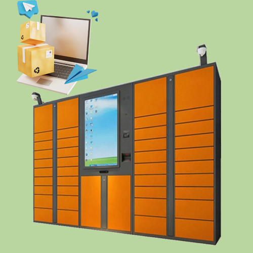 Quality SMS Input Password Parcel Delivery Lockers With Android System And Barcode for sale