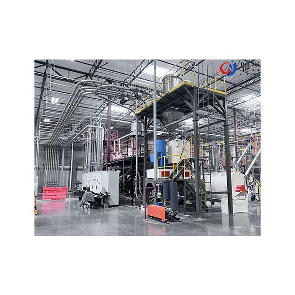 Quality Automatic Feeding Dosing Mixing Compounding System For SPC/WPC/LVT Floor for sale