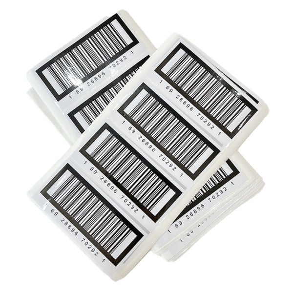 Quality Custom Print Matte Silver Heat Resistant Barcode Labels Adhesive Multilayer for sale