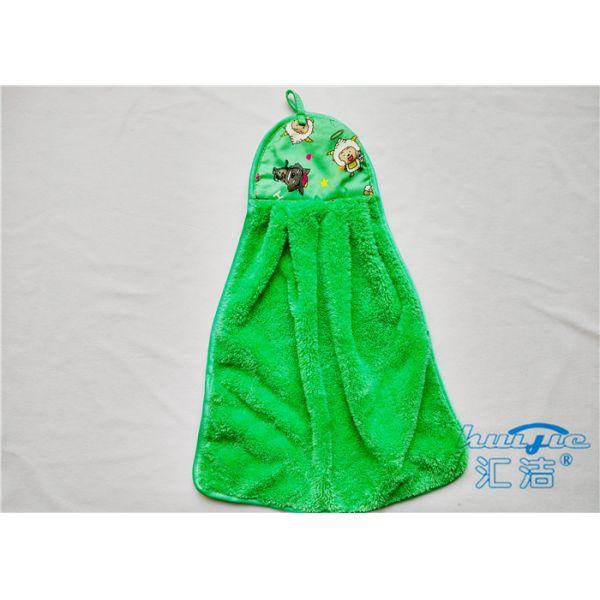 Quality Portable Microfiber Plush Fleece Hand Towel Super Soft For Household Drying for sale