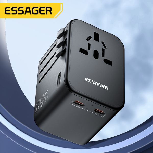 Quality ESSAGER JY-309 Series 65W Universal Plug USB C PD Charger for sale