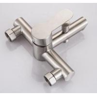 Quality ISO9000 Fine Touch Bathroom Stainless Steel Faucet Silver Luster for sale