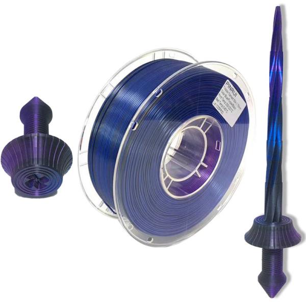 Quality Trip color filament, dual color filament, silk filament, pla filament, 3d for sale
