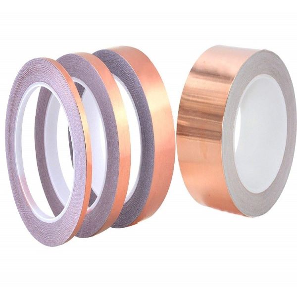 Quality 50M 5CM High Temperature Conductive Tape MRI Room Self Adhesive Copper Strip for sale