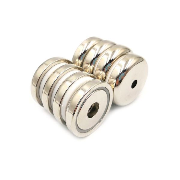 Quality Industrial Pot Shaped Magnet N35 Neodymium Alloy Magnet High Strength for sale