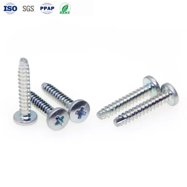 Quality ST3x15 Cutting Tail Self-Tapping Screw Carbon Steel M0.8-M6 2mm-120mm for sale