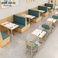 Quality Modern Luxury Coffee Shop Furniture Restaurant Booths Furniture Supplier for sale