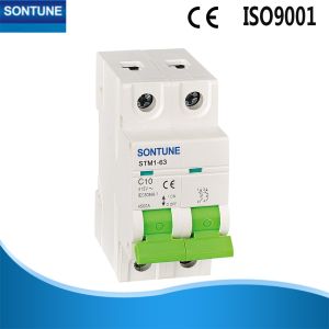 Quality STM1-63 Device MCB Circuit Breaker White Plastic Texture High Working Reliabilit for sale