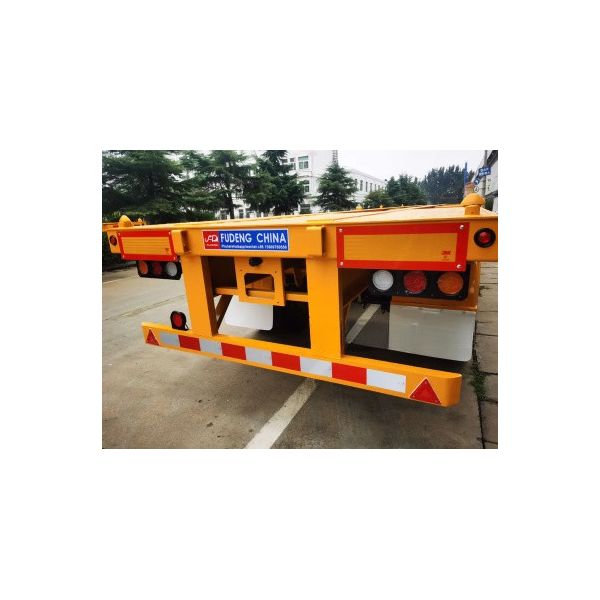 Quality 40ft Skeletal Container Chassis Semi Trailers 40 Tons Payload 2.5m Width for sale