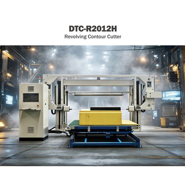 Quality Automatic Horizontal Foam Cutting Machine with Industrial Computer Control for Max. Product Size L2800×W2200×H1000mm for sale