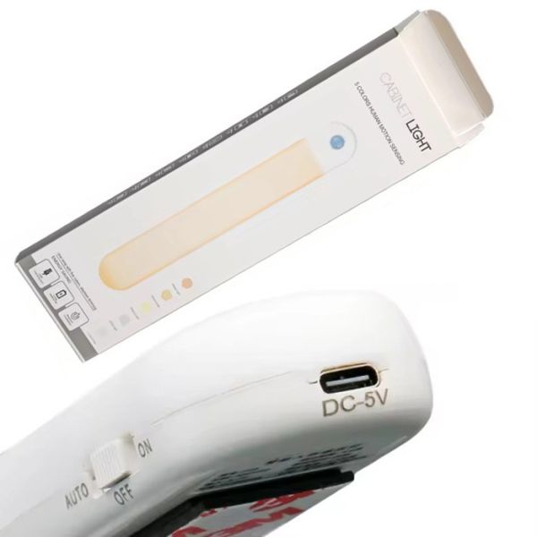 Quality Rechargeable Lithium Battery Led Motion Sensor Light Dimmable Cabinet Light for sale