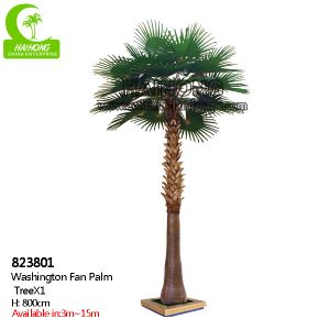 Quality Lifelike Firber Glass Trunk 8m Artificial Tropical Tree HAIHONG for sale