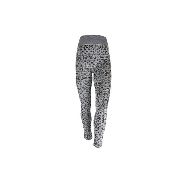 Quality Polyester Spandex Snow Flake Fleece Lined Leggings Womens for sale