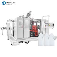 Quality High Speed HDPE Laundry Detergent Double Station Bottle Extrusion Blow Machine for sale