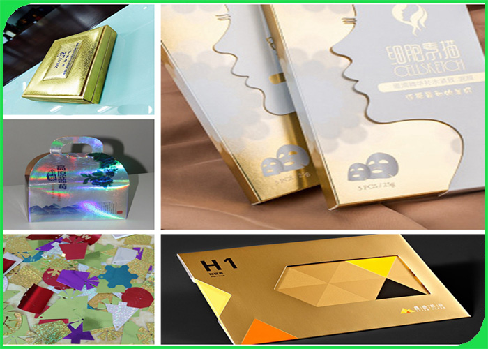 255gsm 325gsm Super smooth and bright Laser gold and silver paper for Hardcover box