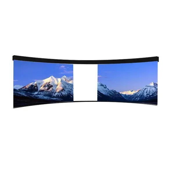 Quality Automotive Sliding LED Screen Outdoor Curved Led Video Wall for sale