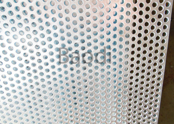 Quality Carbon Steel Metal Perforated Panels Round Hole , Perforated Stainless Steel Plate  for sale