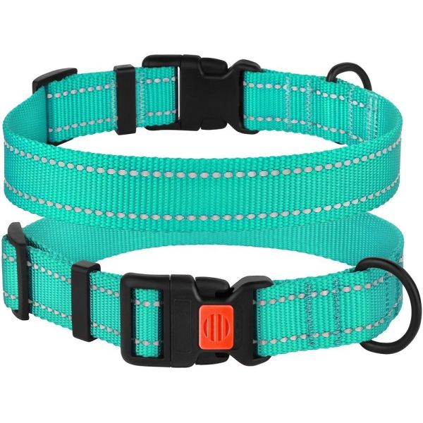 Quality Reflective Soft Nylon Dog Collars And Puppy Collars for sale